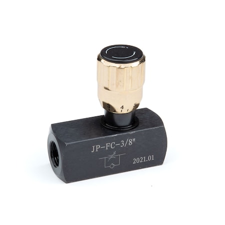 Dynamic Flow Control Valve, Carbon Steel, 5000 PSI, 1 NPT Port 450634 | Zoro